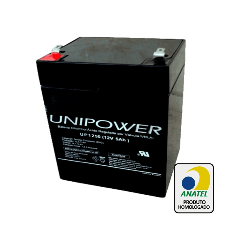 Bateria Unipower - UP1270SEG 12V - 7 Ah - Battz